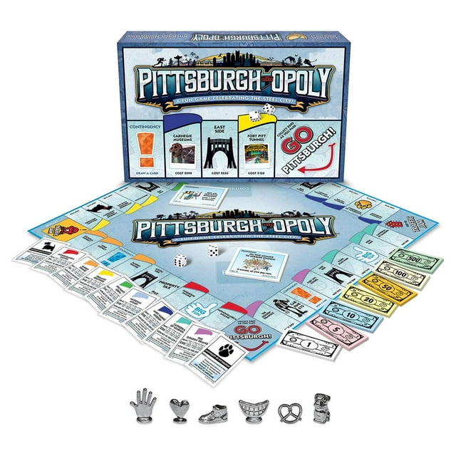 Late for the Sky Pittsburg-Opoly Board Game - Walmart.com
