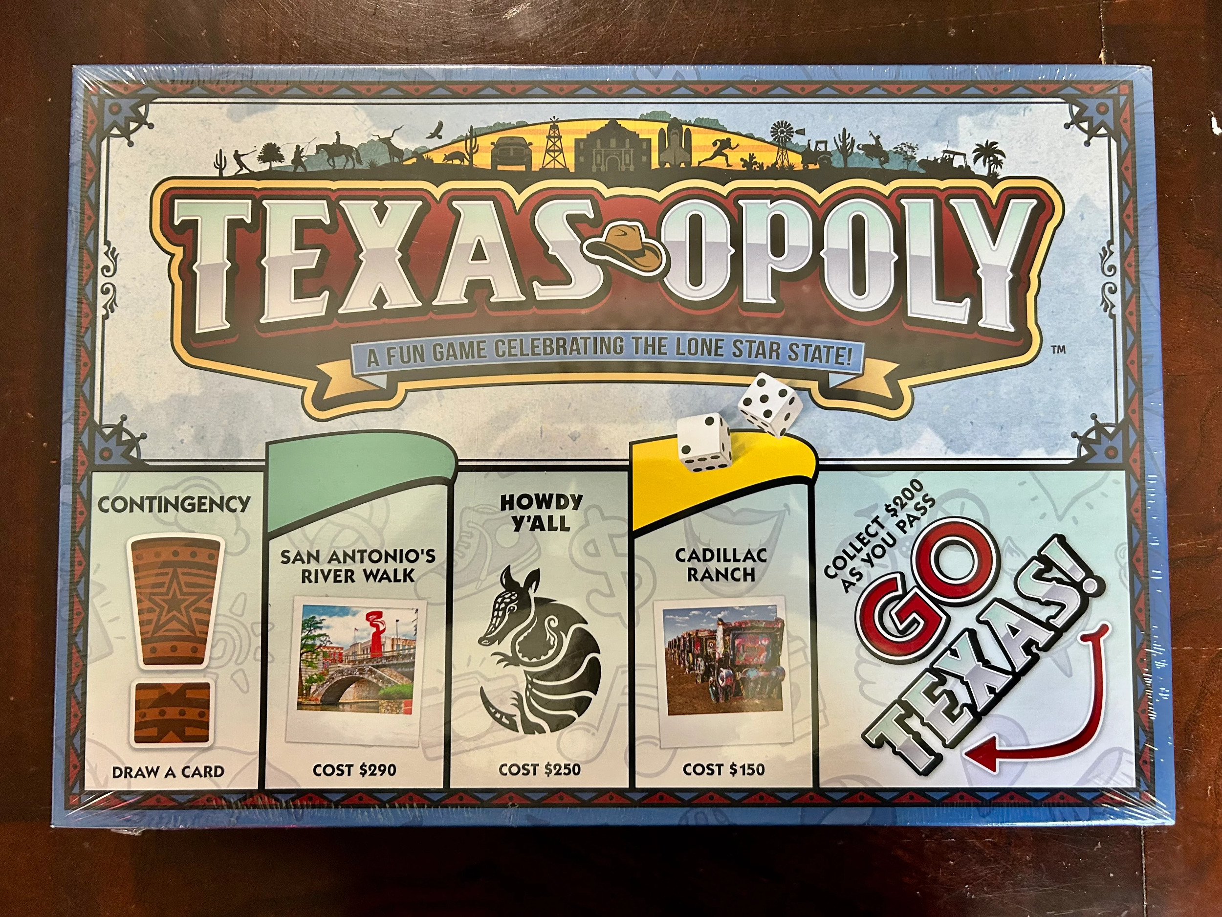 Late for the Sky Texas-Opoly Strategy Board Game, for Children Ages 8 ...