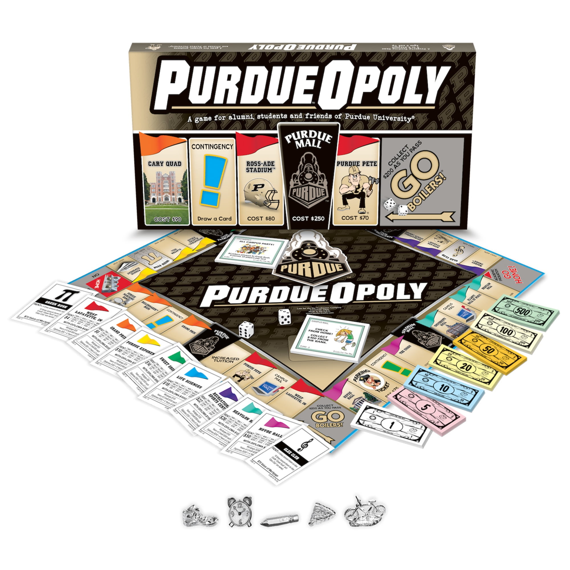 Late for the Sky University of Purdue Purdue-Opoly Board Game - Walmart.com