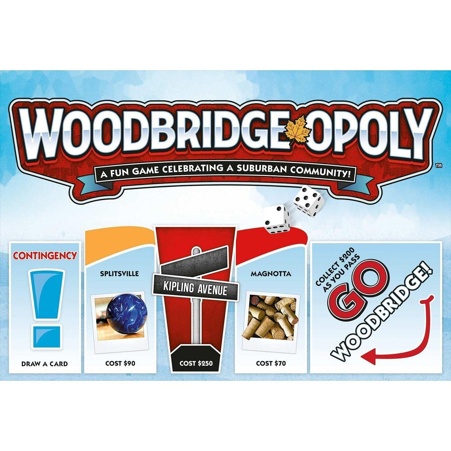 Late For The Sky - Woodbridge-Opoly, Classic Monopoly Spin-off ...