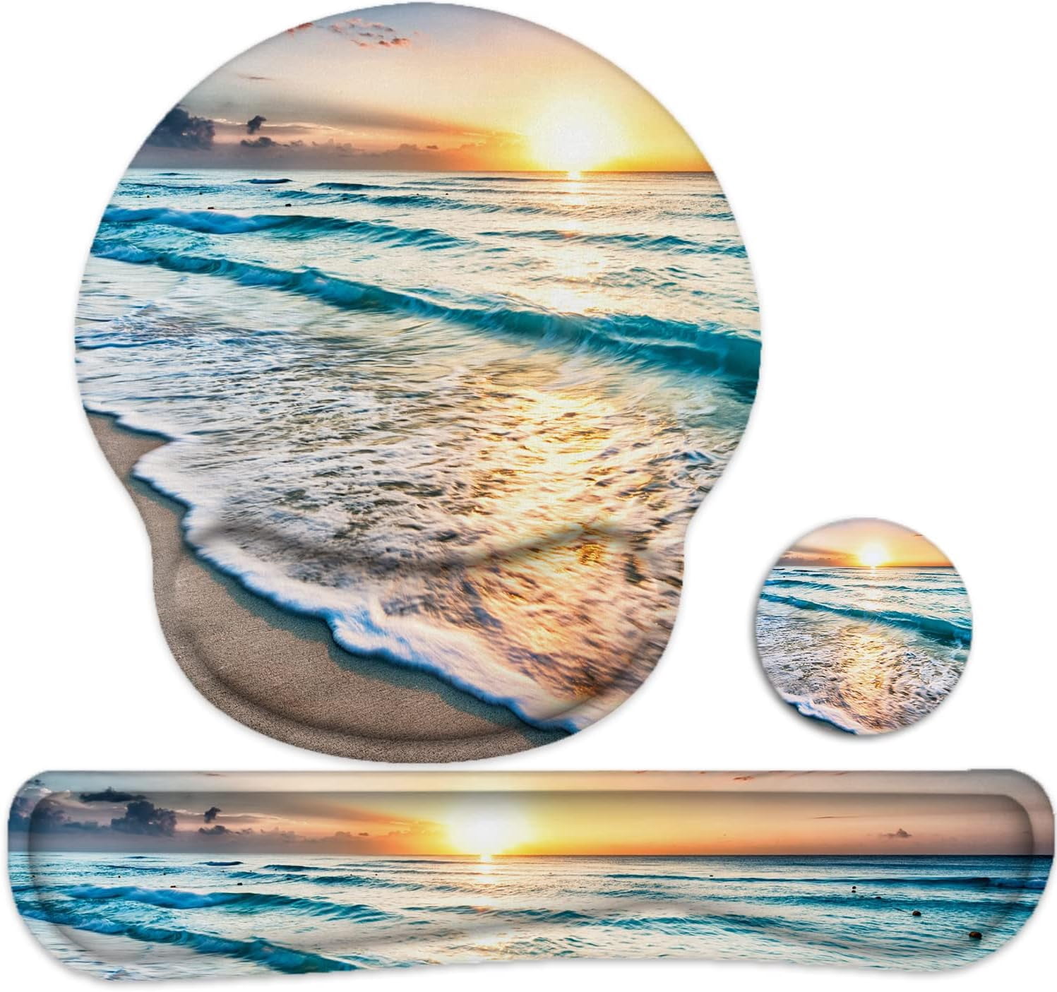 Lateefah Mouse Pad with Wrist Rest, 3-in-1 Gaming Mouse Pad, Keyboard ...