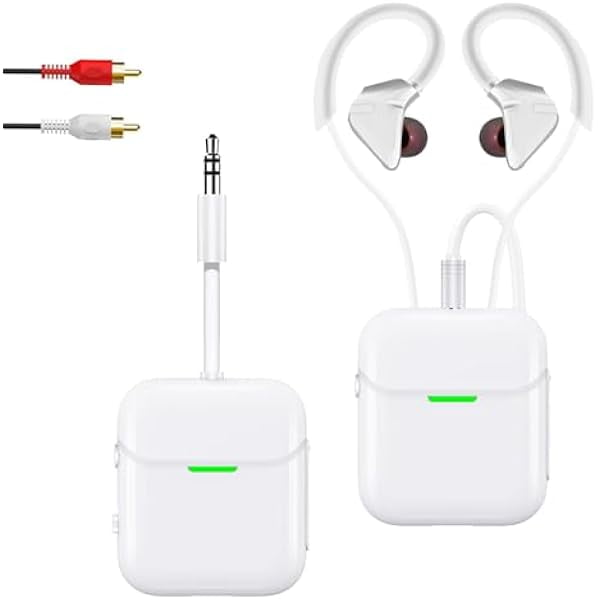 No Latency Bluetooth & Transmitter Receiver for TV，Plug and Play, with ...