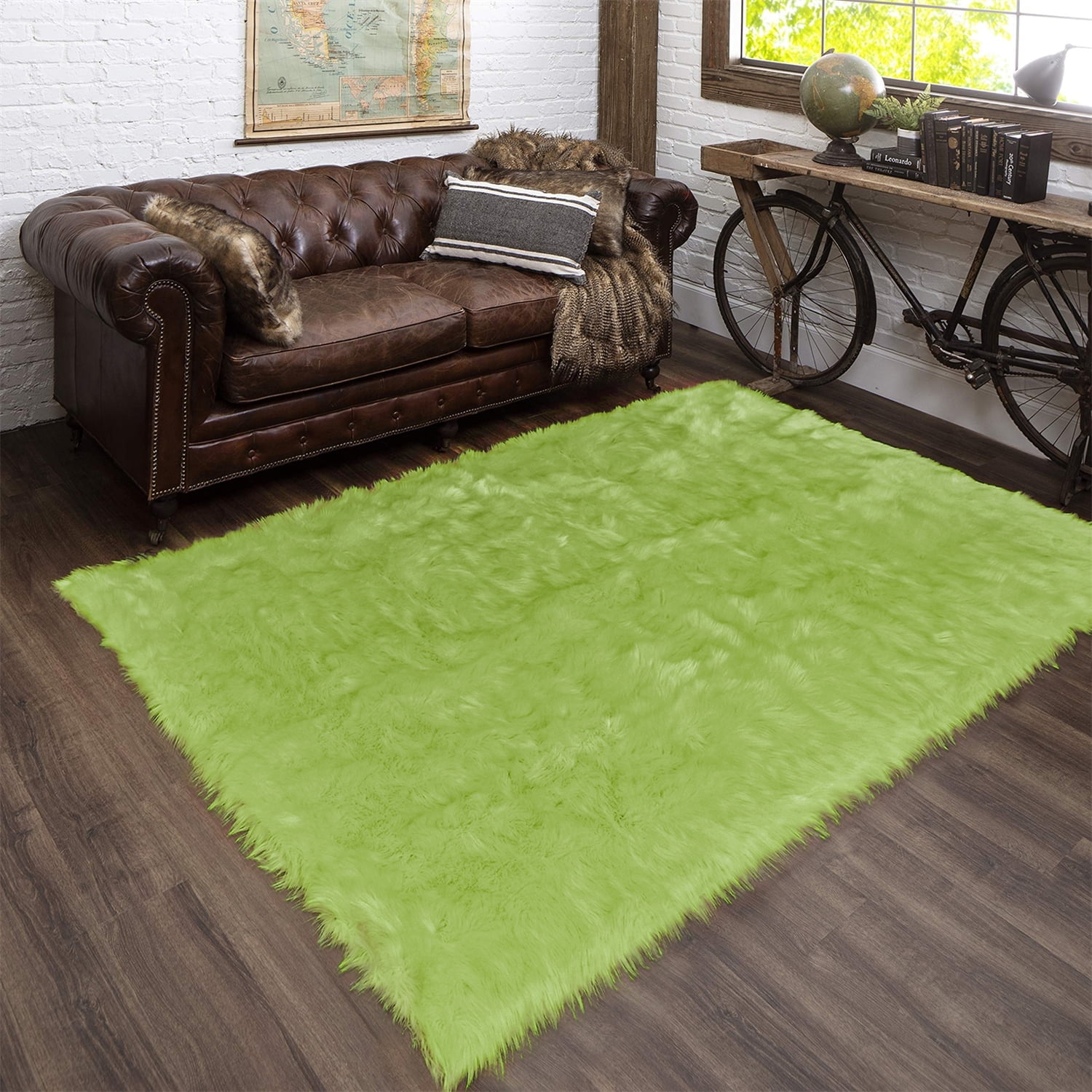 Latepis Olive Grass Green Rugs For Dorm 5x6.7 FT Area Rugs For Living ...