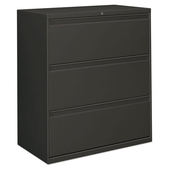 Alera Lateral File, 3 Drawer, 36w x 19.25d x 40.88h, Charcoal - Walmart.com