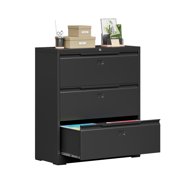 Space Solutions 18" Deep 4 Drawer Metal Mobile Organizer, 4 Box Drawers ...