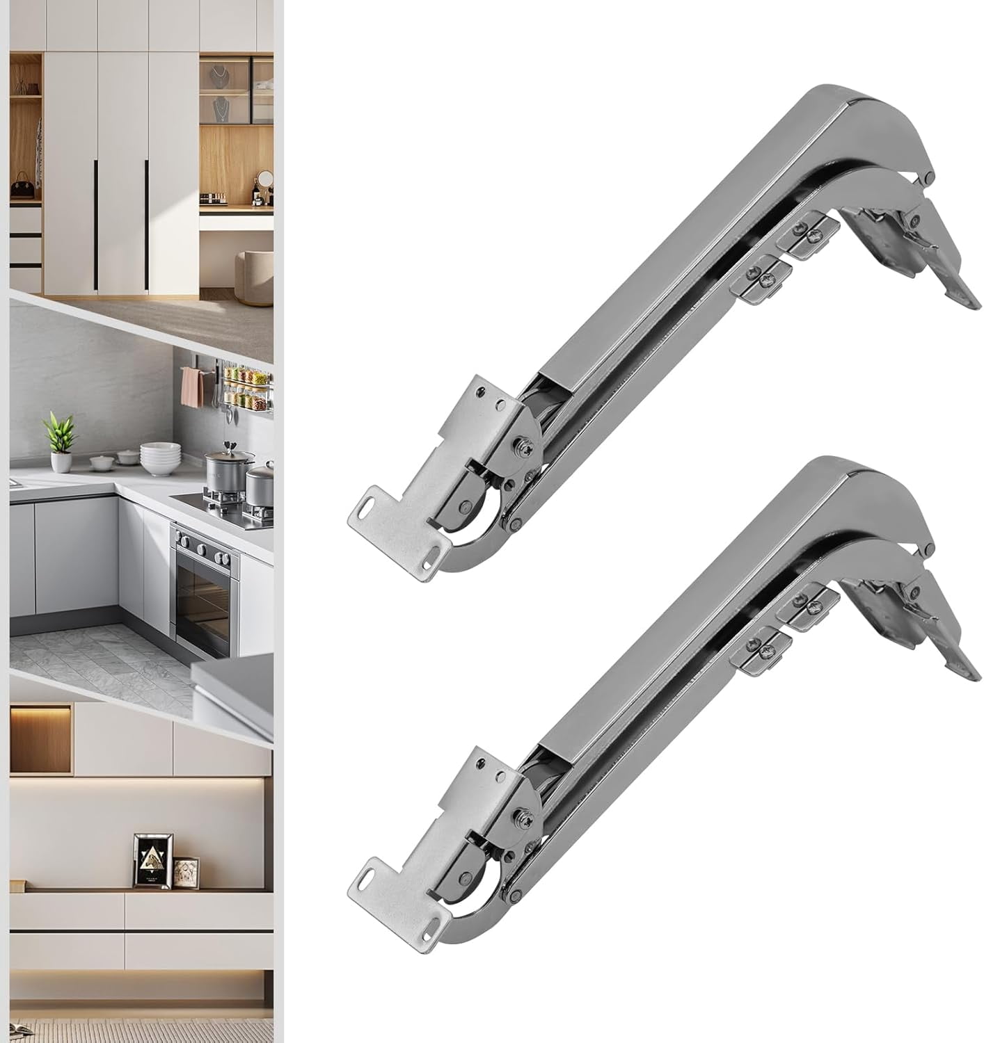 Lateral Opening Door Hinge Set 180° Parallel Opening Cabinet Wardrobe ...