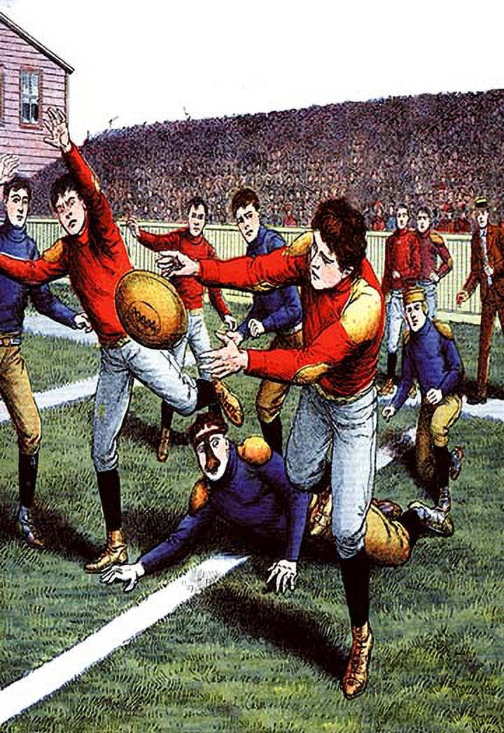 Lateral Pass Fine art canvas print (20" x 30") - Walmart.com
