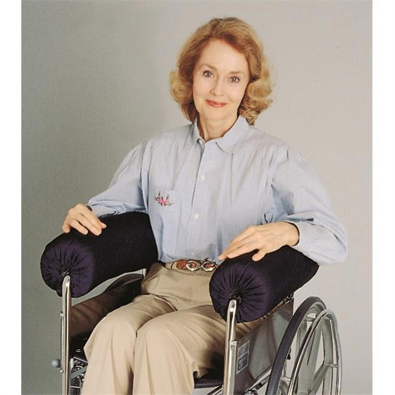 Lateral Stabilizer Half Armrest Bolster with Sheepskin Cover - 11 & 6 in. Dia. - Walmart.com