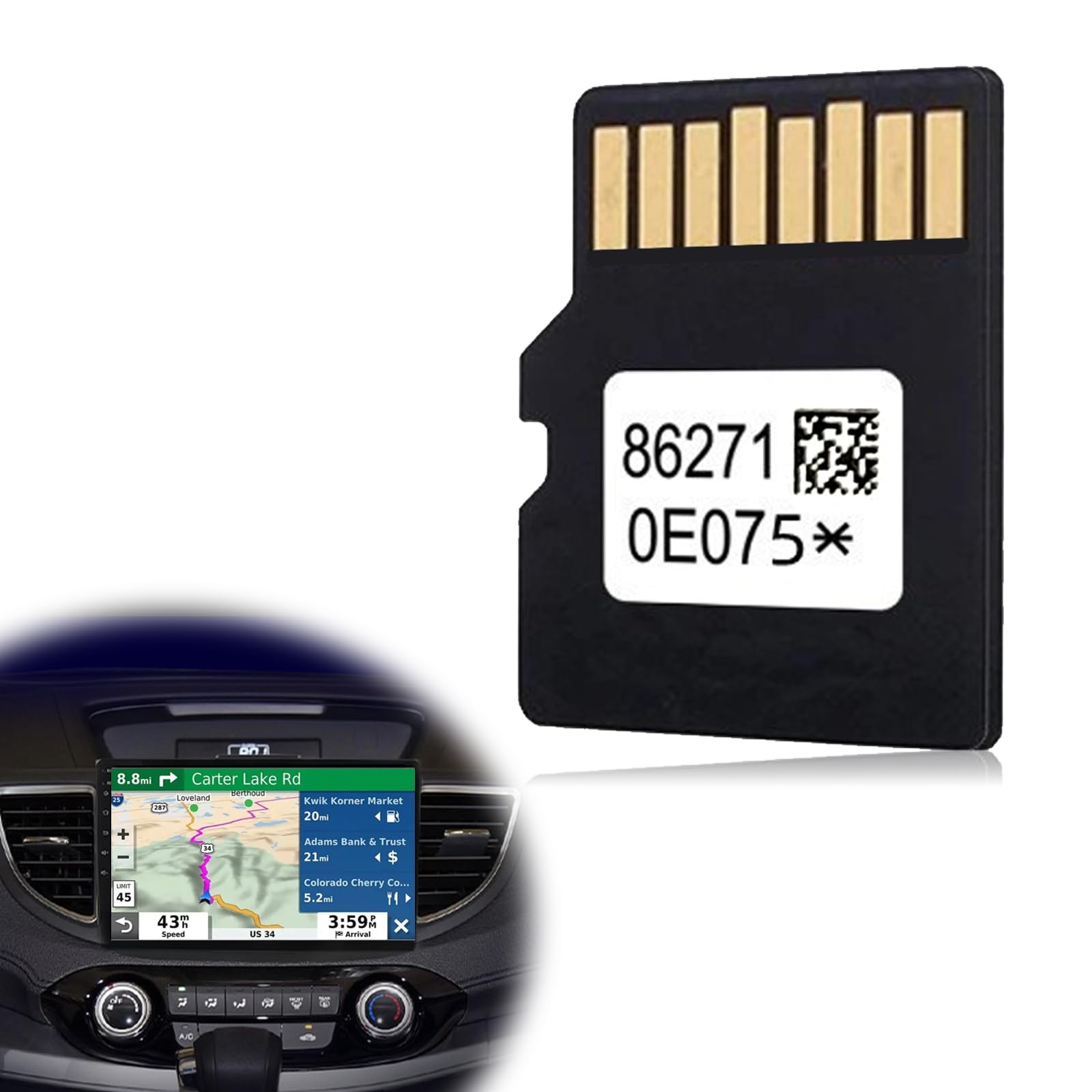 Latest 2023 Maps Updated 86271 0E075 Navigation GPS SD Card US & Canada ...