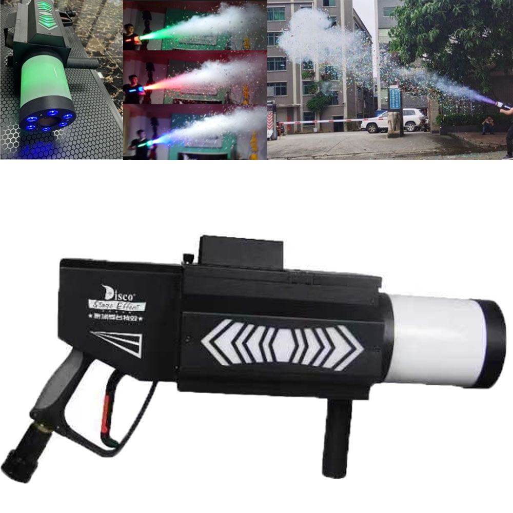 Latest Design DJ Stage Effect Colorful LED Cannon Gun CO2 Confetti Jet ...