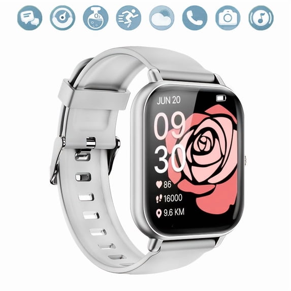 Latest HD Touchscreen Smart Watch with Bluetooth Voice Call, 118 ...