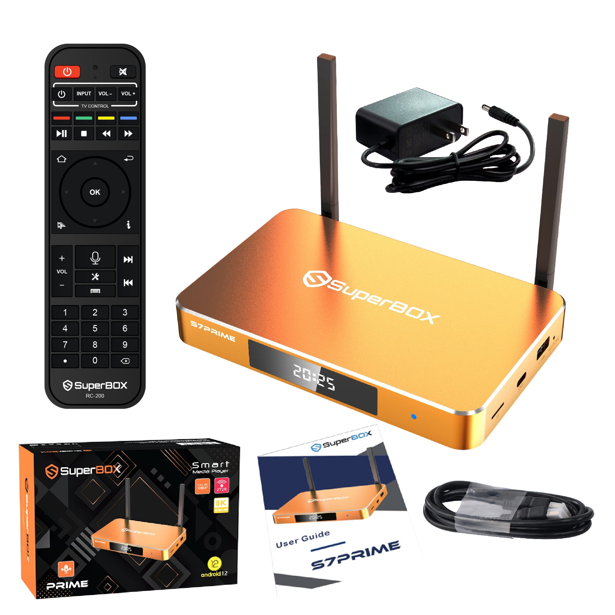 Latest Super-Box S-7 Prime Fully Loaded with Built-in Voice Control ...