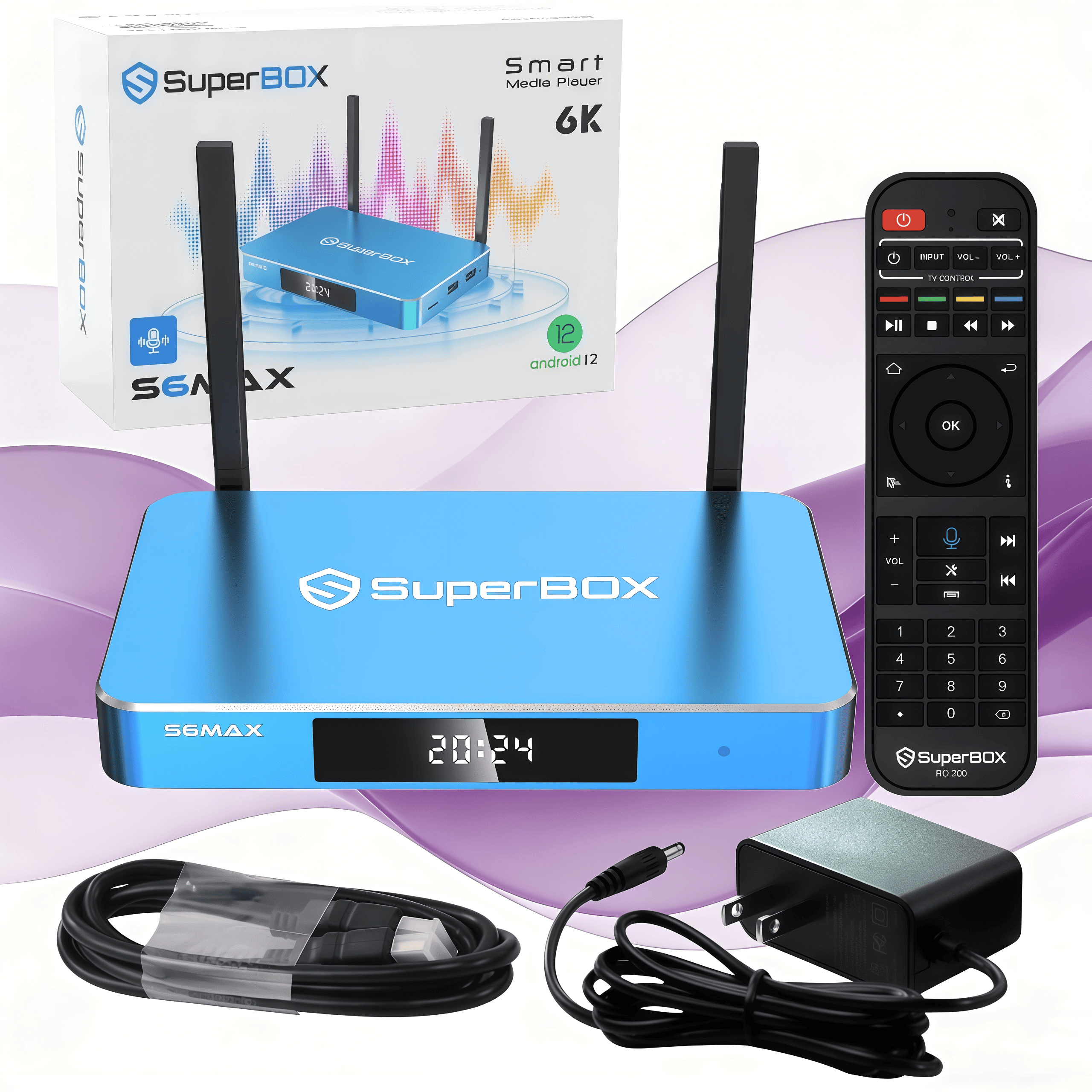 Latest SuperBox S6 Max 2025 Fully Loaded,4G+64G Powerful Smart TV Box ...