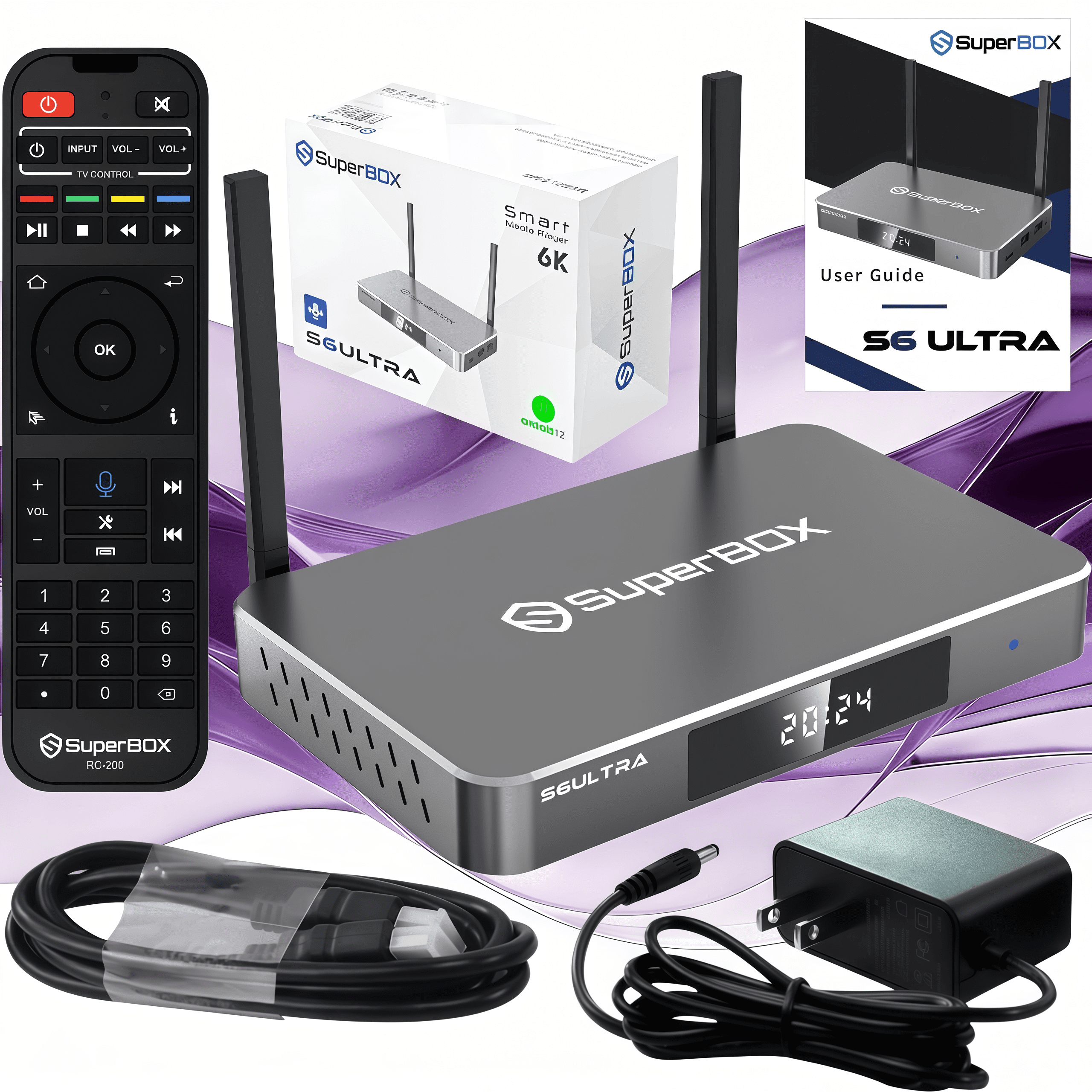 Latest SuperBox S6 U-ltra 2025 Fully Loaded,4G+128G Powerful Smart TV ...