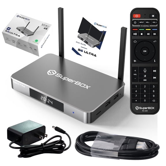 2025 Newest SuperBox S6 ULTRA,4G+128G Powerful Smart Box,Time Shift ...