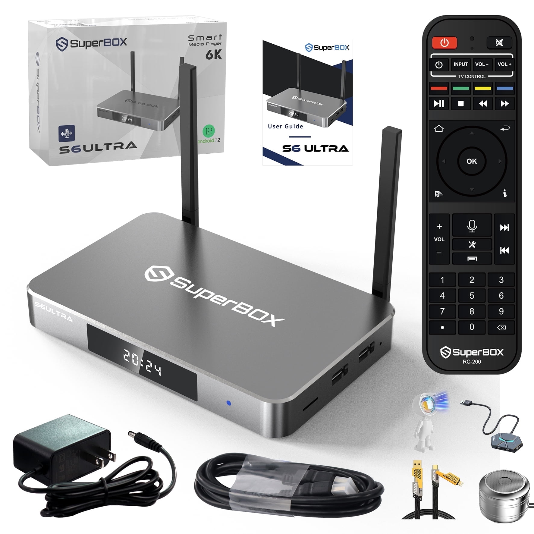 Latest SuperBox S6 Ultra Fully Loaded,2025 Newest Pack,4G+128G Powerful ...