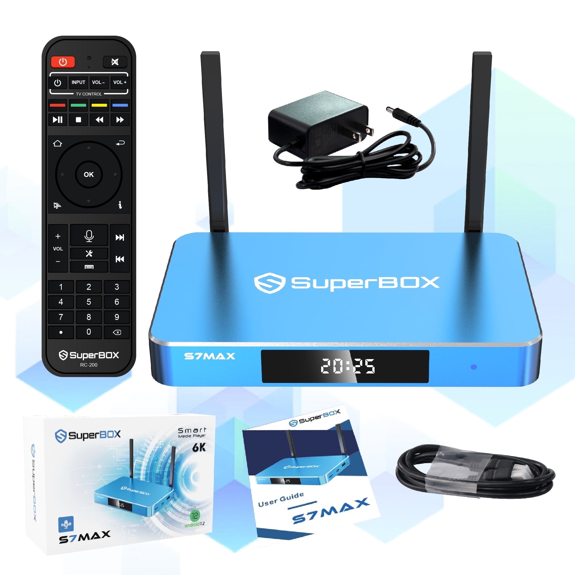 Latest SuperBox S7 Max 2026 Fully Loaded, 4GB RAM+64GB ROM for Family ...