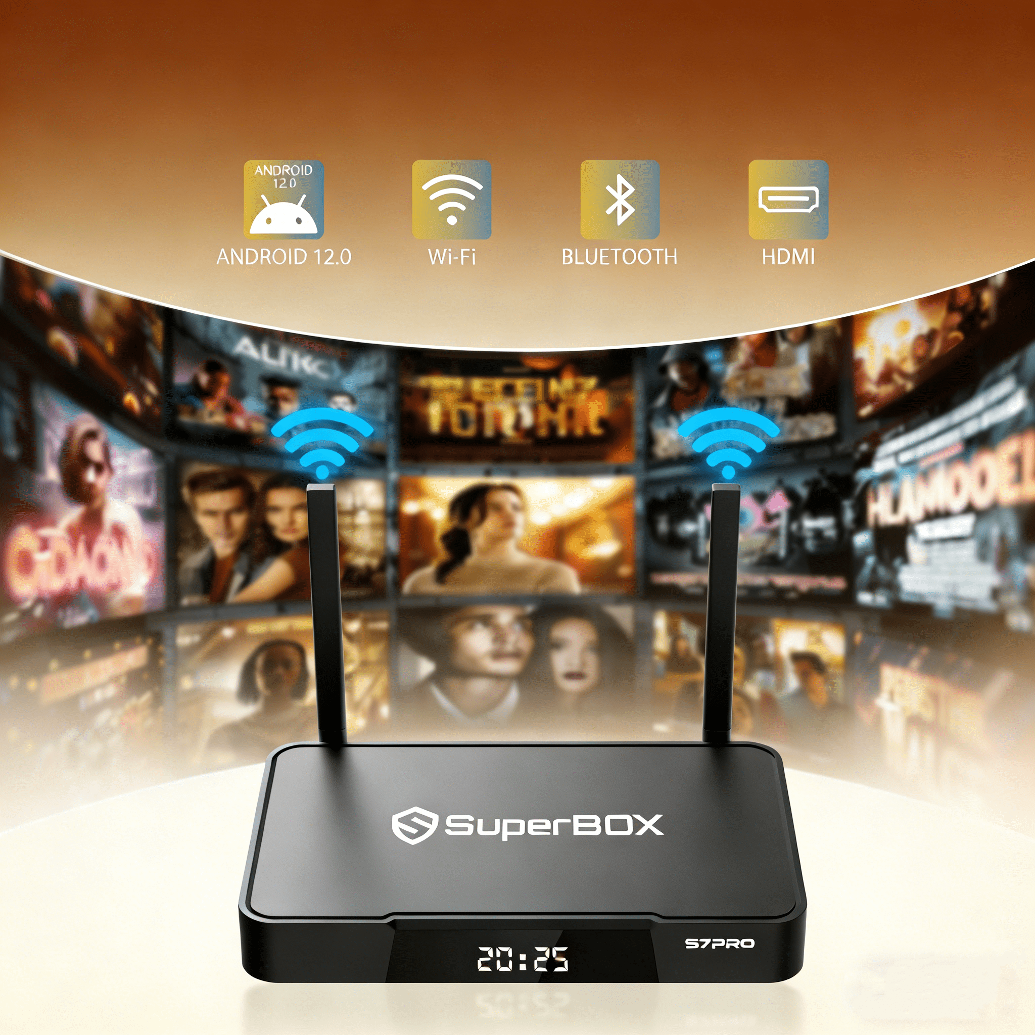 Latest SuperBox S7 Pro TV Box with Android System - Walmart.com