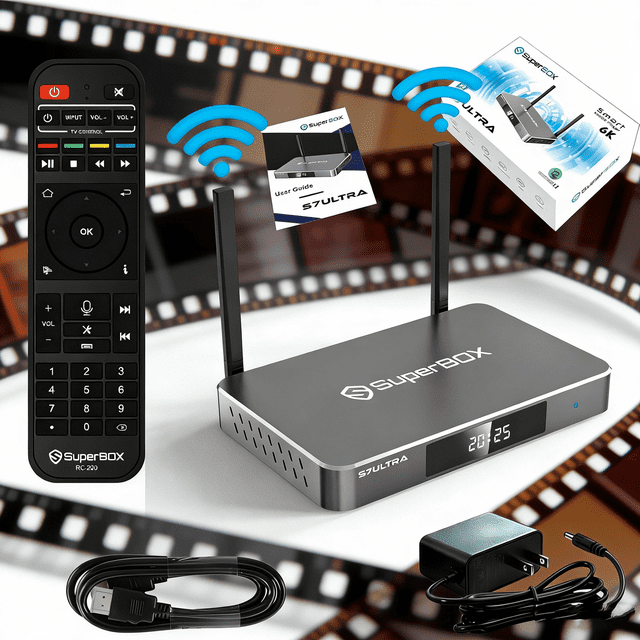 Latest SuperBox S7ULTRA Fully Loaded with Built-in Bluetooth Voice ...