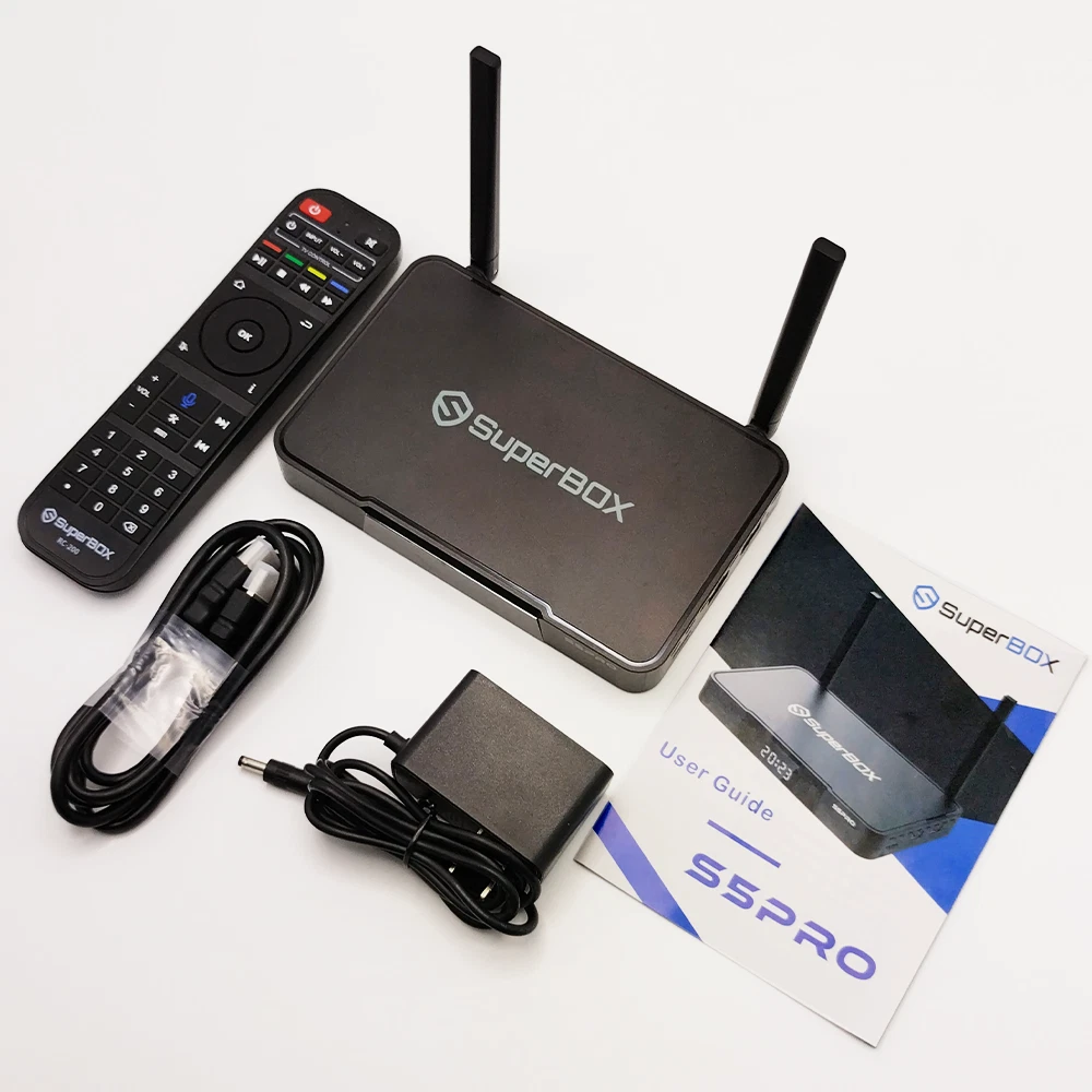 Latest Superbox S5pro Smart TV Player Device with Vioce Remote Control ...