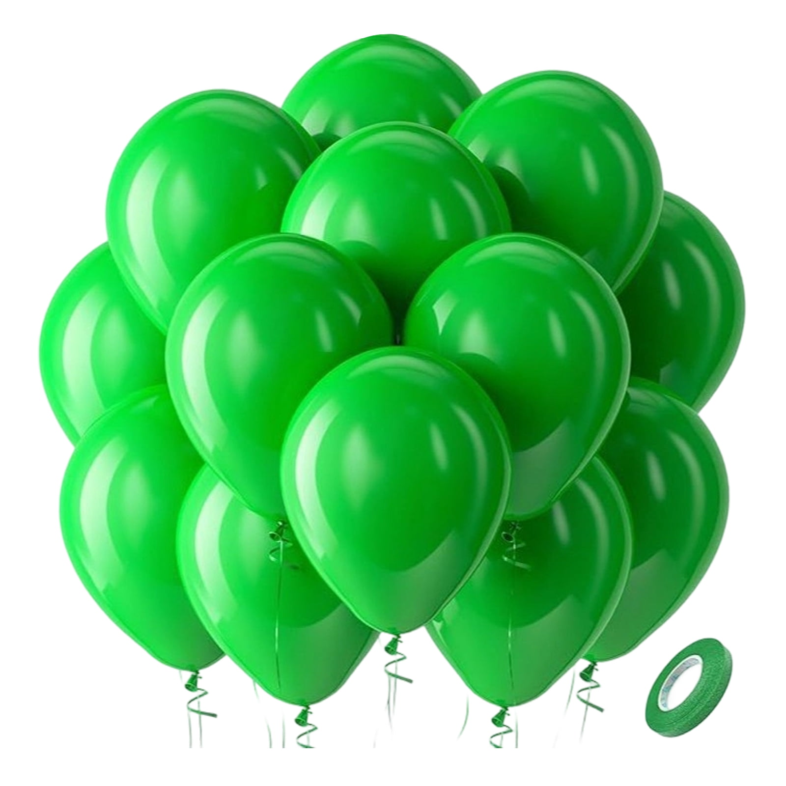 Latex Balloons 12 Inch, 100 Pack Round Balloons with Assorted Ribbon ...