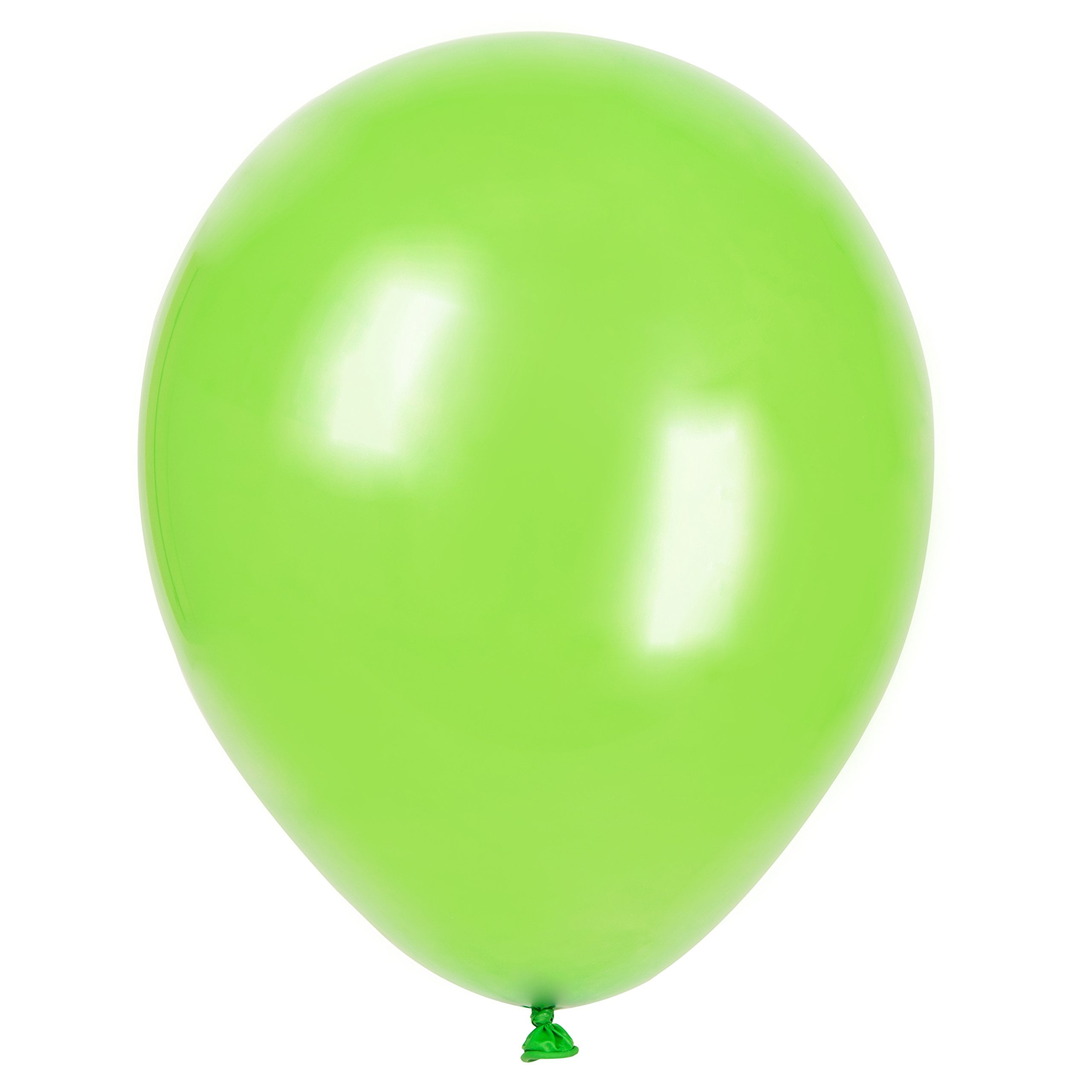 Unique Industries Latex Balloons, Lime Green, 12in, 10ct, Party ...