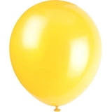 Latex Balloons, Yellow, 9in, 20ct - Walmart.com