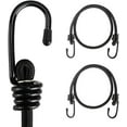 Latex Black Heavy Duty Outdoor 30 Inch Bungee Cords with Hook Bungee ...