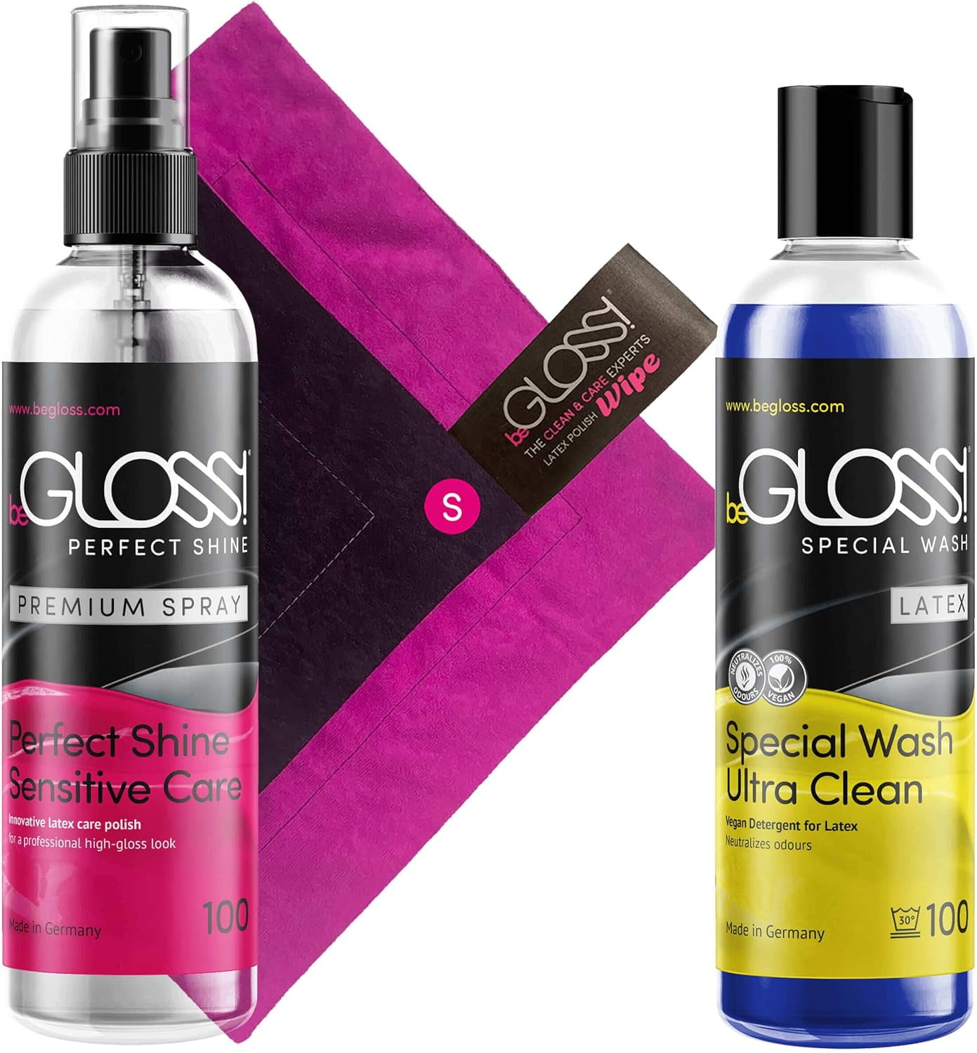 Latex Care KIT - Perfect Shine Premium Spray Special WASH Latex ...