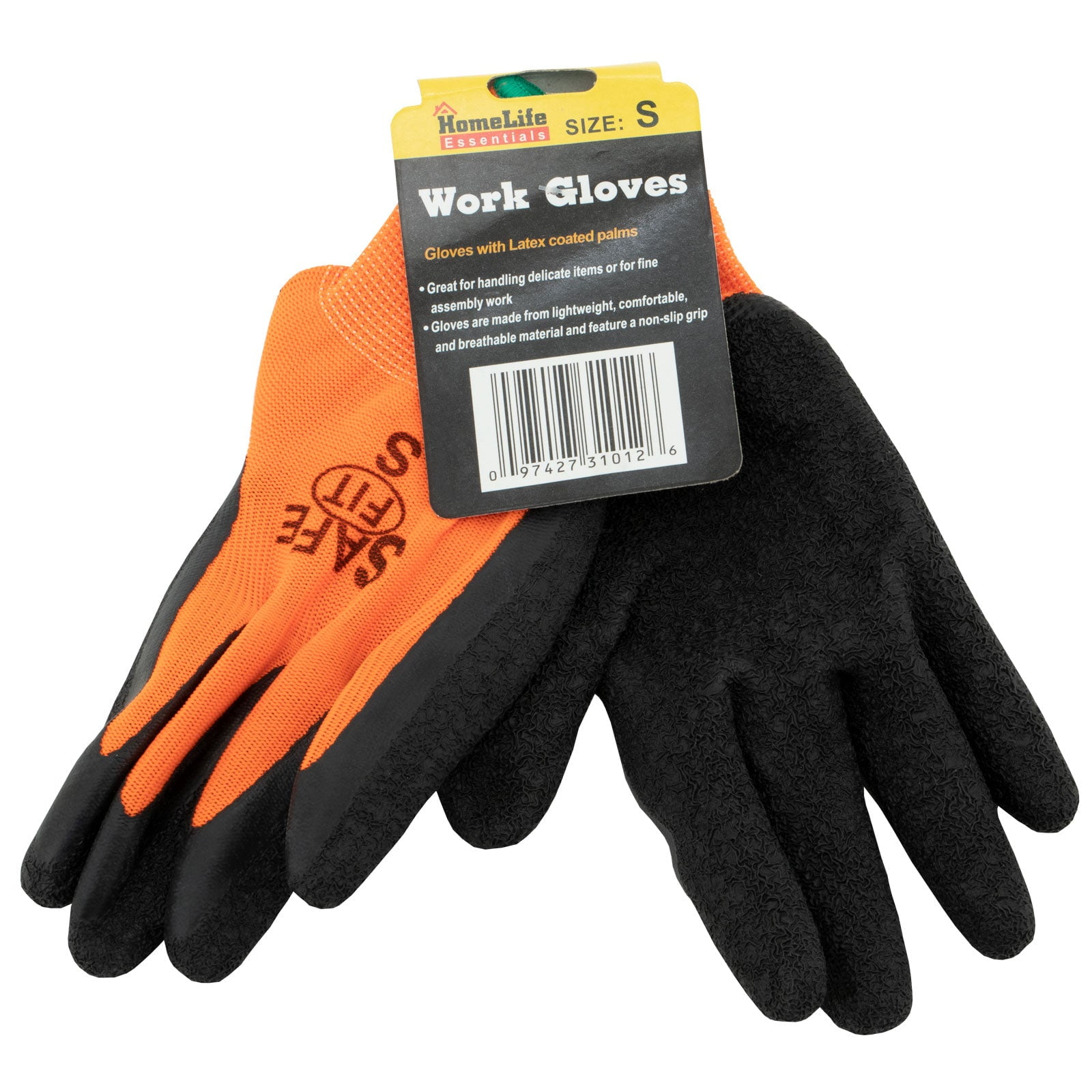 Latex Coated Work Gloves, Small Red/Orange Assortment - Walmart.com