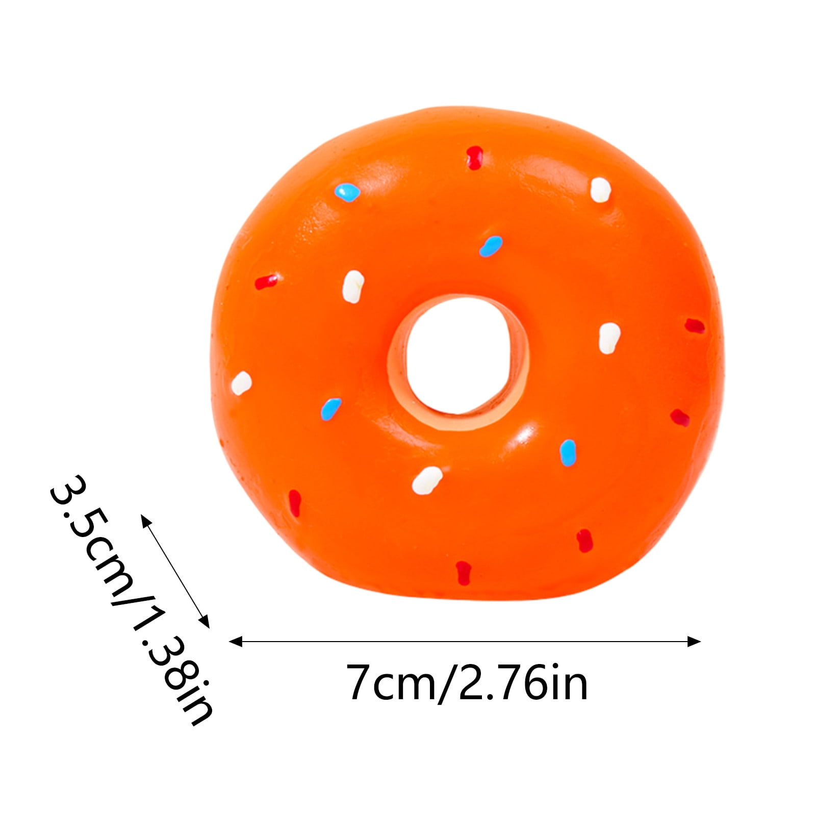 Latex Dog Squeaky Donut Shaped Chew For Puppies Durable Chewing For ...