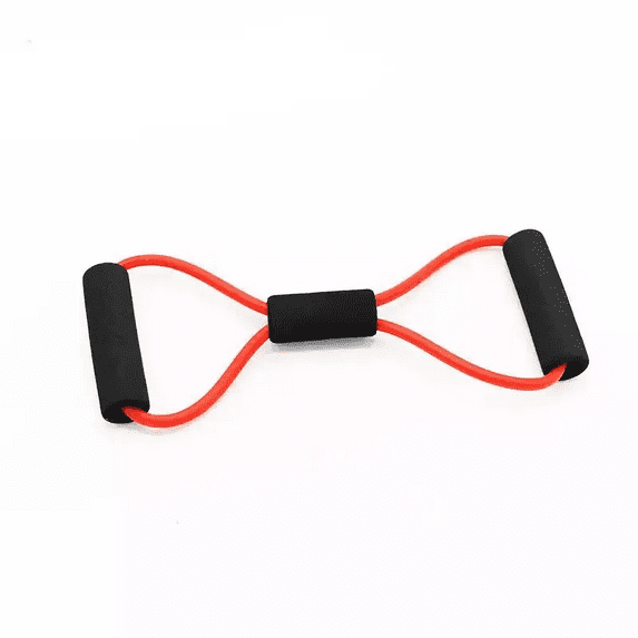 Latex Figure-8 Resistance Band Chest Expander with Foam Handles – Full ...