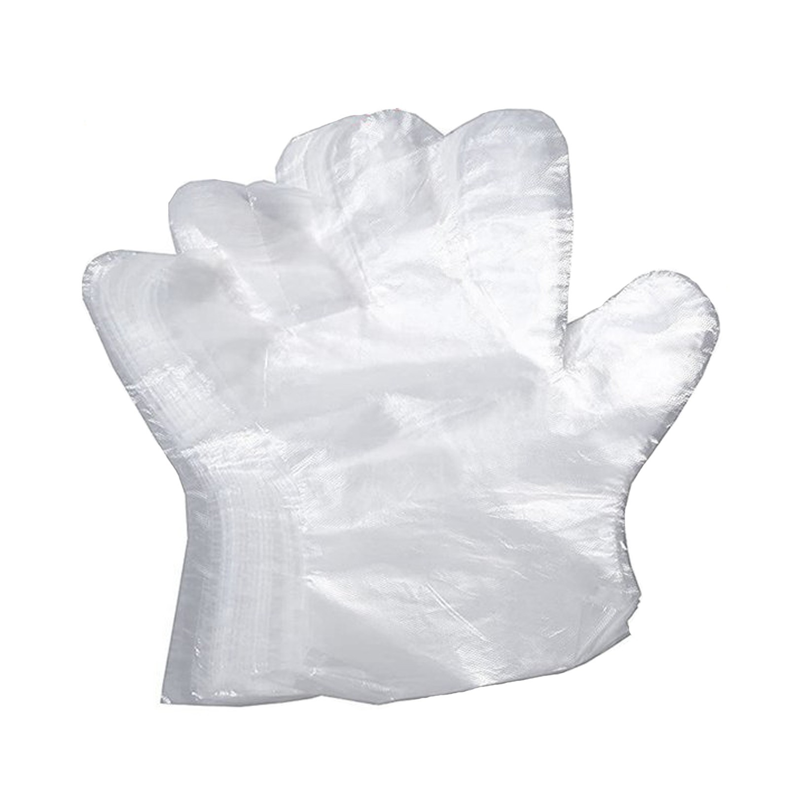 Latex Free &：Disposable Transparent Plastic Gloves Food Handling ...