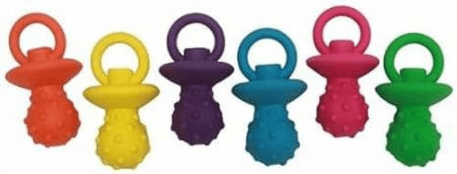 Latex Pacifier Dog Squeaker toy Size:Pack of 3 - Walmart.com