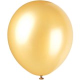 Latex Pearlized Balloons, Gold, 12in, 8ct - Walmart.com