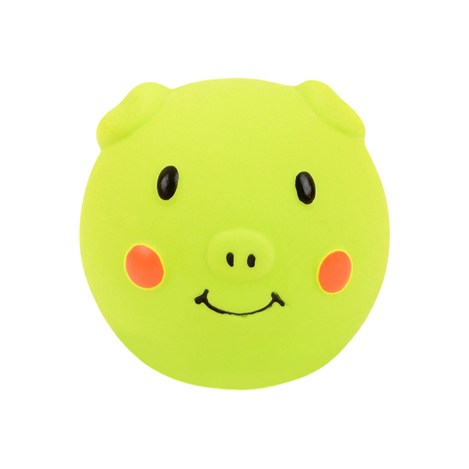 Latex Sound Pig Head Ball Interactive Squeaky Non-Toxic Durable Pet Toy ...