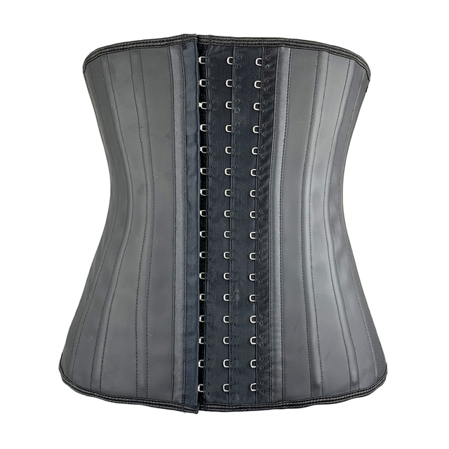 Latex Waist Trainer 25 Steel Bone Women Shapers Corset Strap Body ...