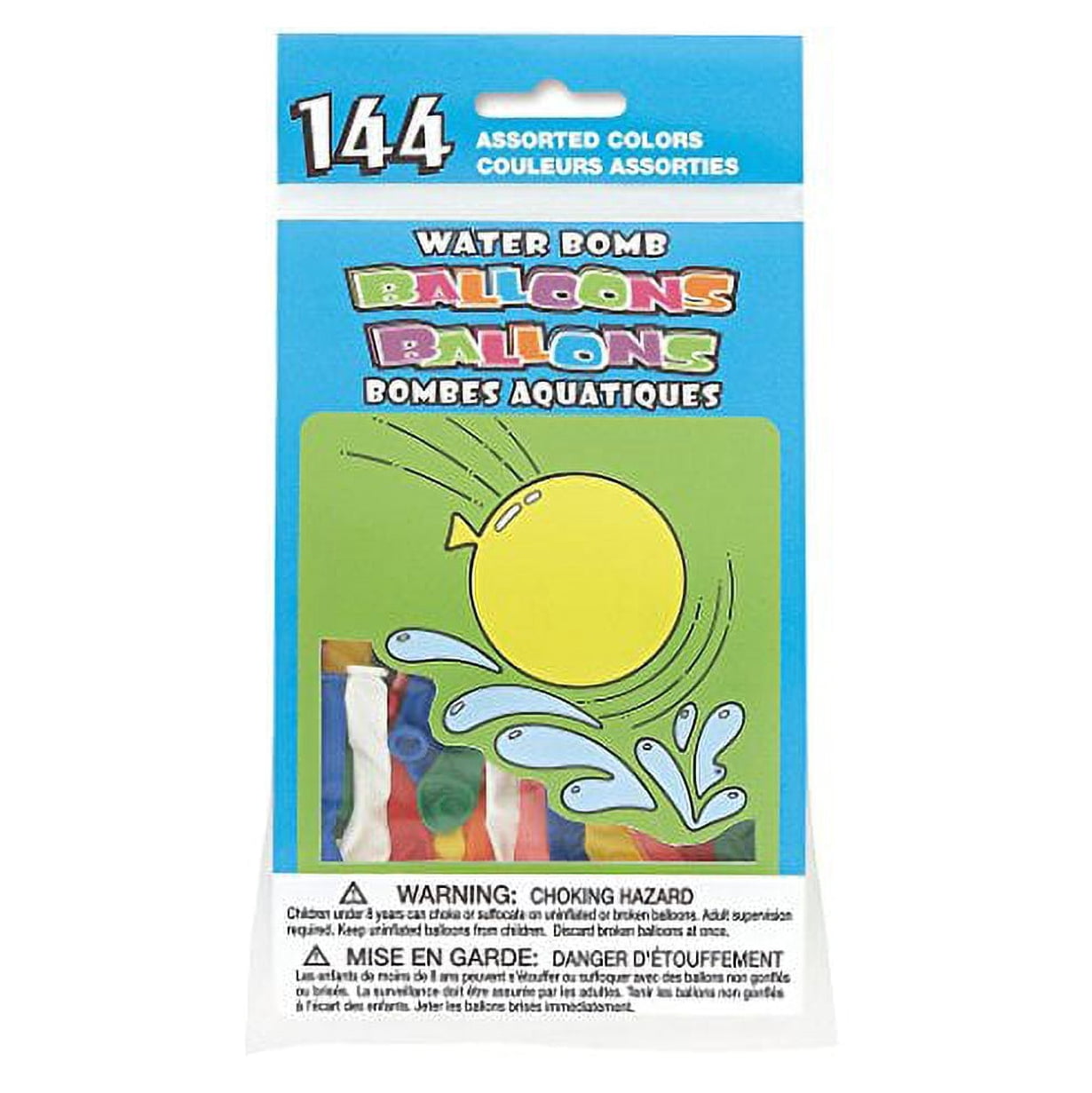 Latex Water Balloons, Assorted, 144ct - Walmart.com