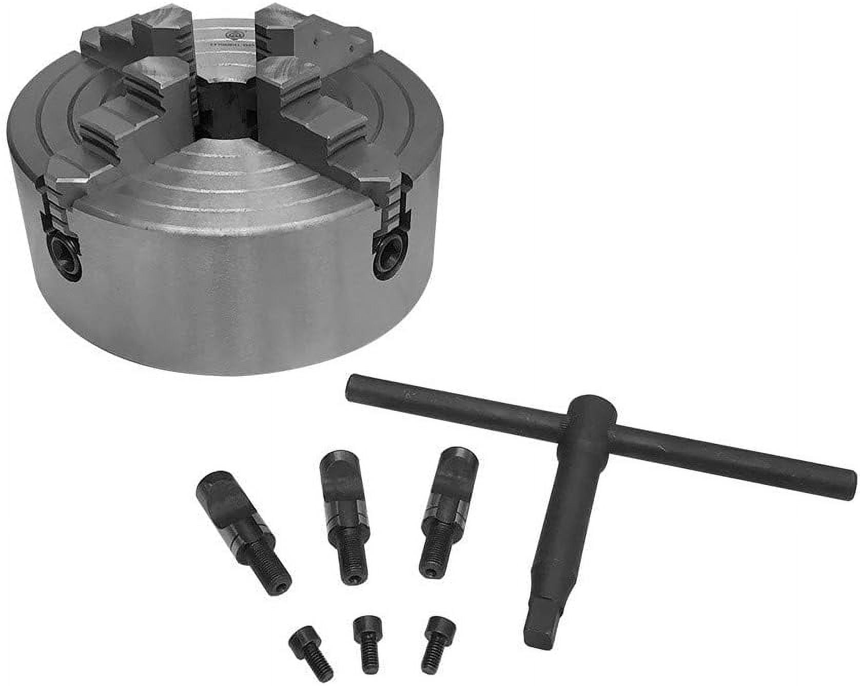 Lathe Chuck 4-jaw D1-4 Direct Mounting Steel Ground Hardened Lathing ...