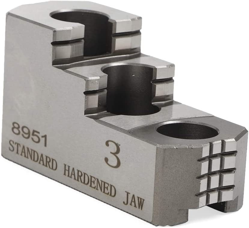 Lathe Chuck Serrated (3 Pcs) Hard Jaws for KitagawaB-210 Type 1.5mm x ...