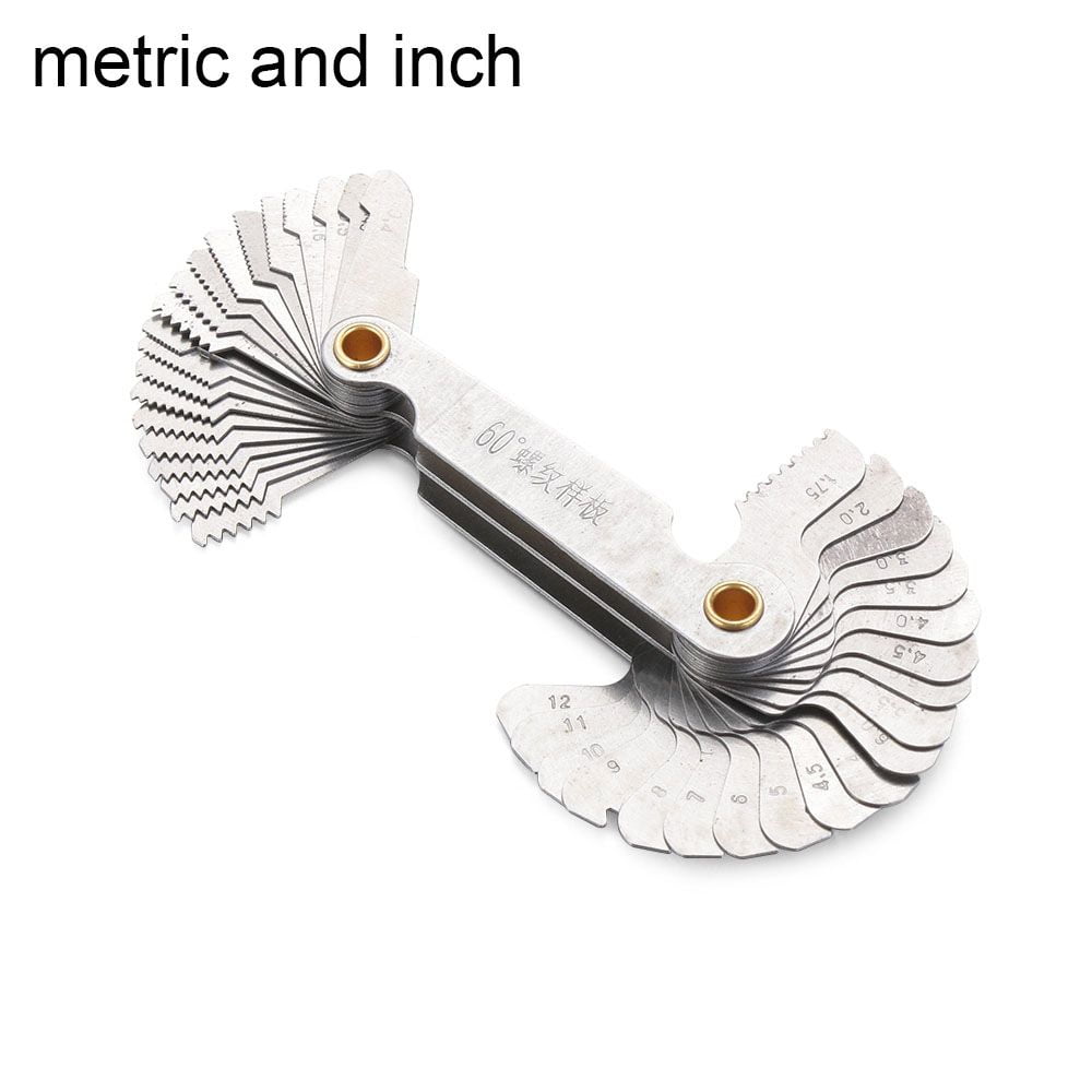 Lathe Combination Tools 55/60 Degree Measuring Thread Plug Gauge Screw ...