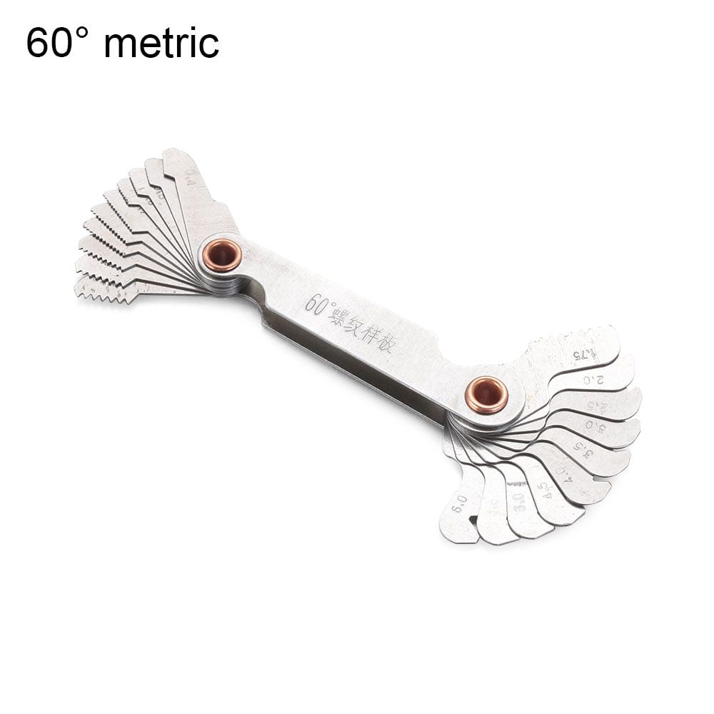 Lathe Combination Tools 55/60 Degree Measuring Thread Plug Gauge Screw ...