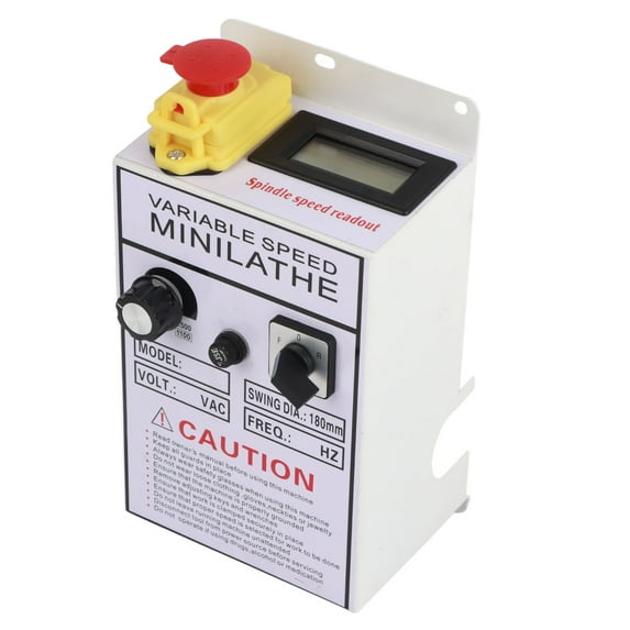 Lathe Control Box Speed Controller Assembly Switch Fuse for 0618‑3B ...