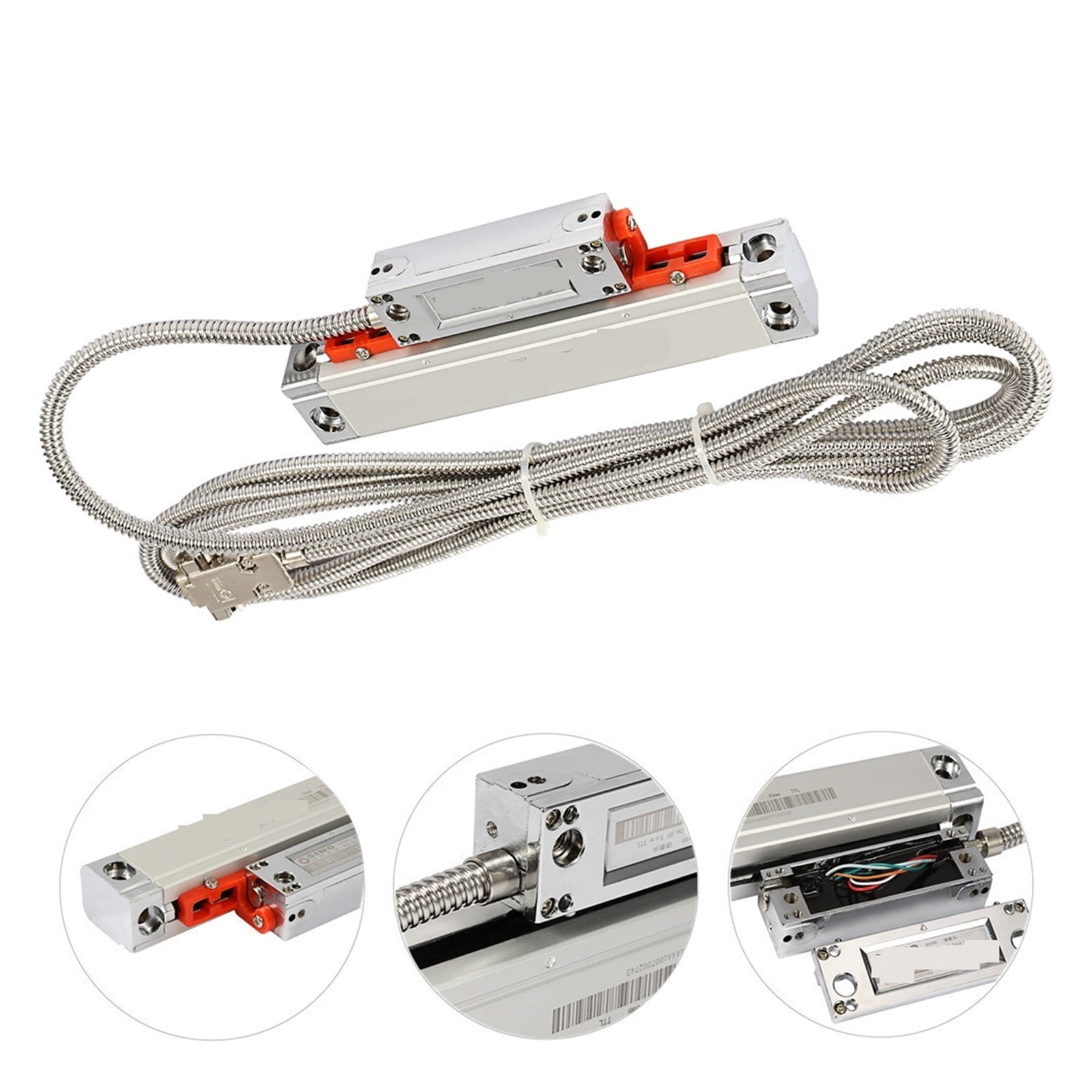 Lathe Linear Scale, DRO Linear Glass Scale KA300 70mm 120mm 170mm 220mm 270mm 0.005mm Optical ...