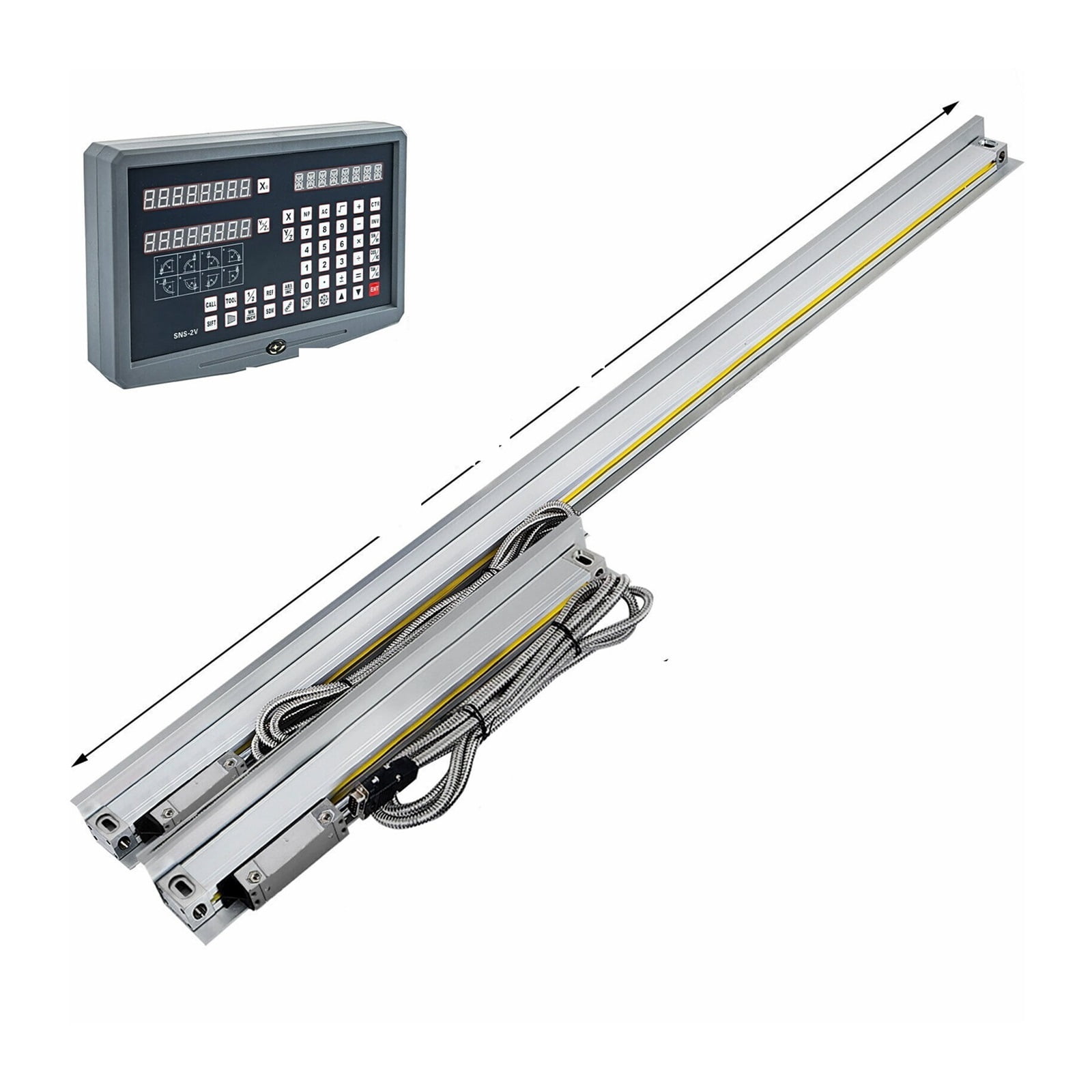 Lathe Linear Scale, Linear Scale Encoder 50MM-1000MM 2 Axis 3 Axis ...