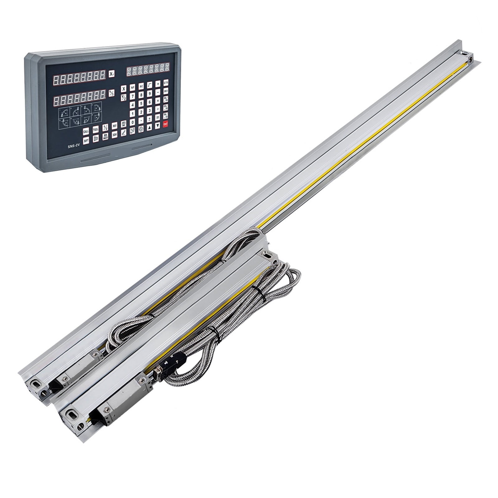 Lathe Linear Scale, Linear Scale Encoder 50MM-650MM High Precision 2 ...
