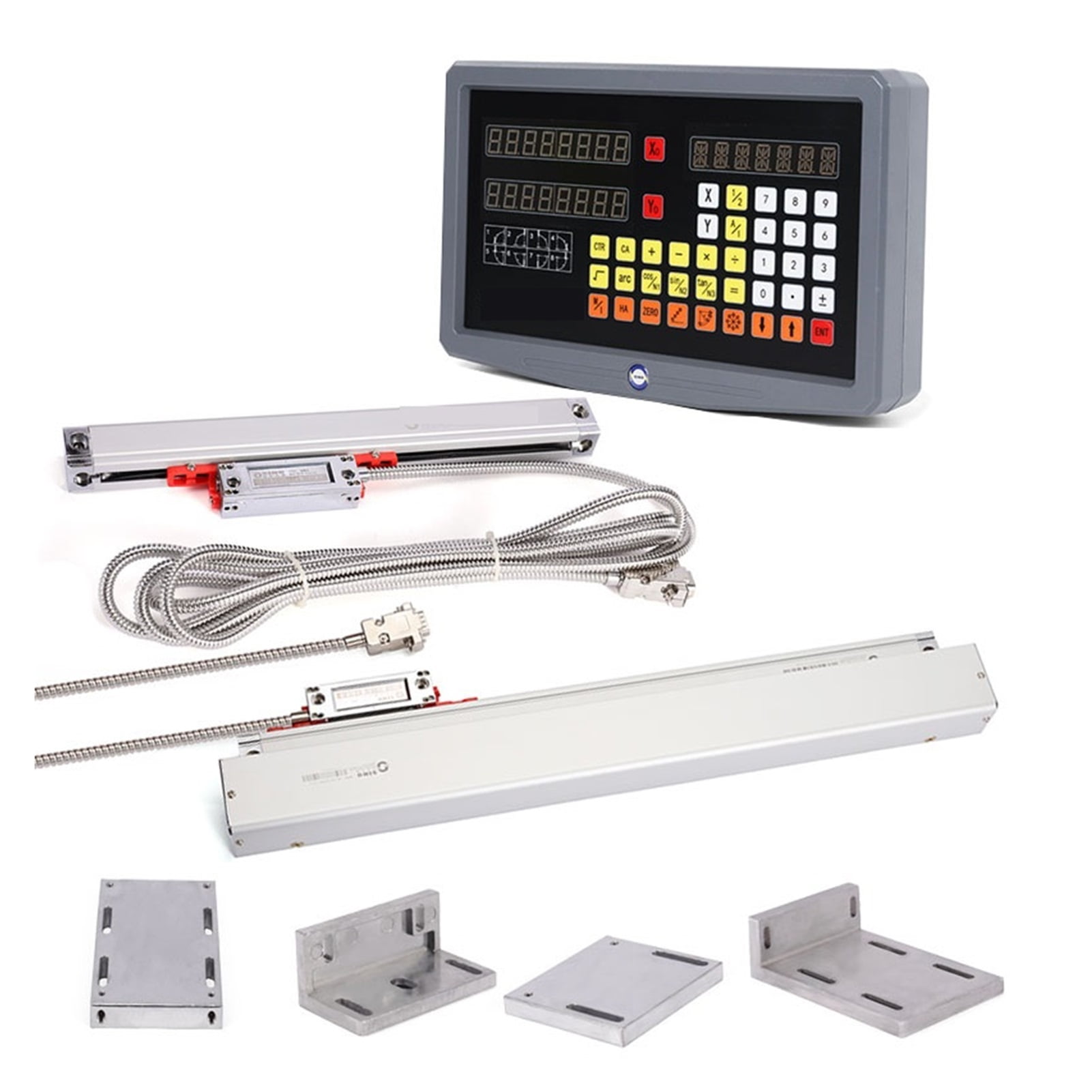 Lathe Milling Machine KA300 Linear Incremental Electronic Ruler Glass Scale Displacement Precise ...