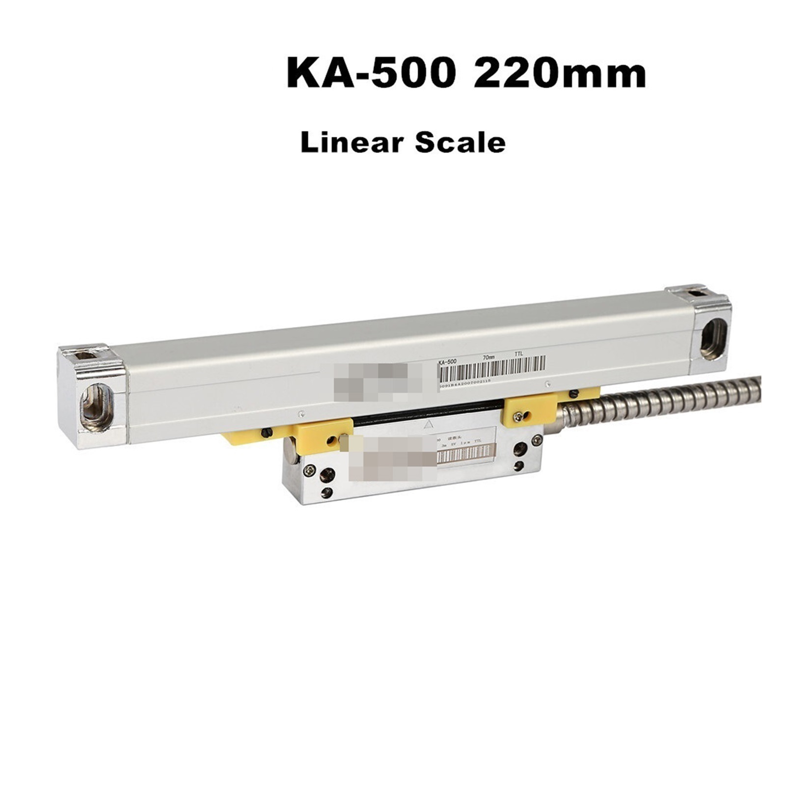Lathe Scales KA-500 220mm 5um 1um Linear Digital Scale KA500 0.005mm 0.001mm 220mm Optical ...