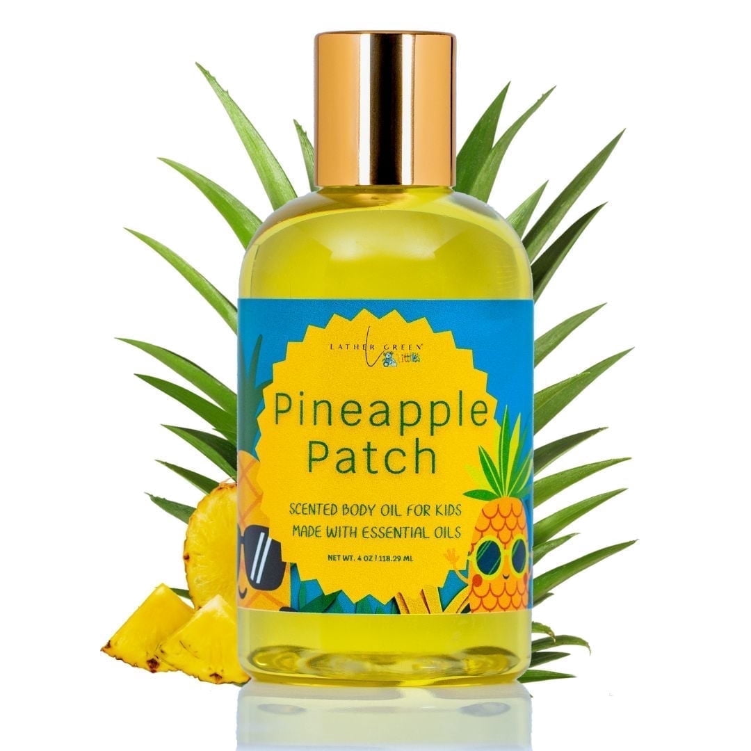 Pineapple Patch Kids Natural Body Oil - 4 oz by LatherGreen - Walmart.com