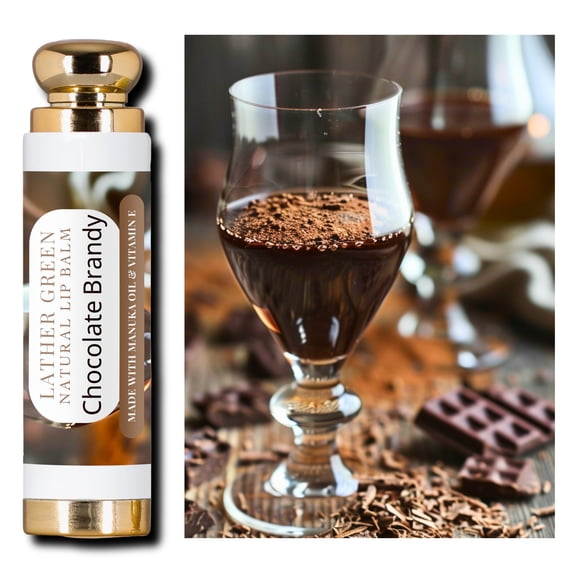 Chocolate Brandy Natural Lip Balm by LatherGreen - Walmart.com